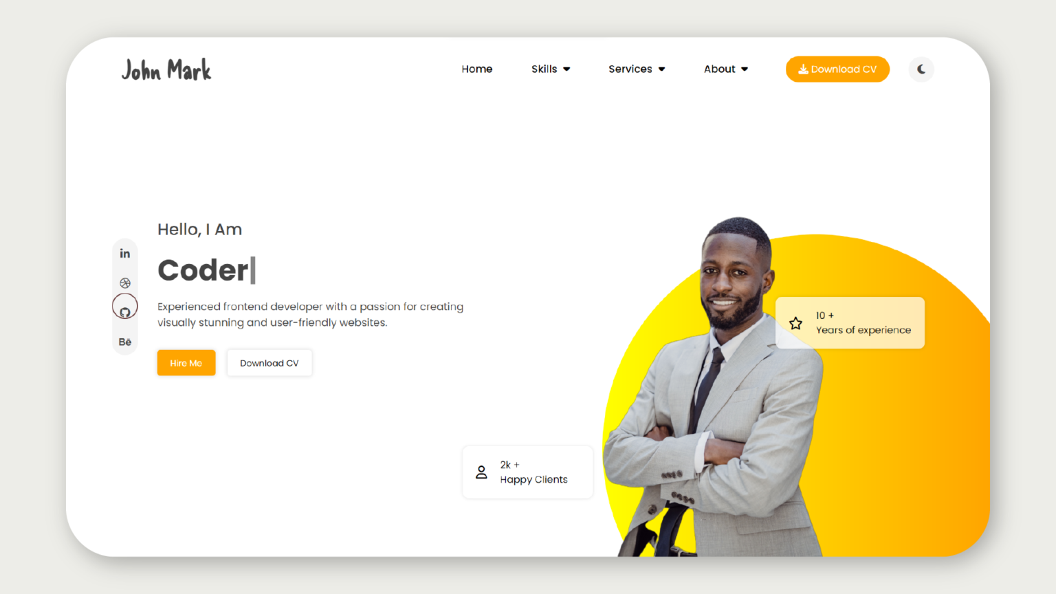 How To Make Responsive Portfolio Website Using Html Css And Javascript Ludiflex