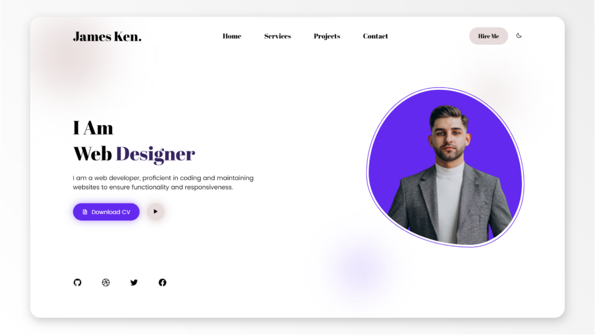 Responsive Personal Portfolio Website using HTML CSS and JavaScript ... Responsive Personal Portfolio Website using HTML CSS and JavaScript ...
